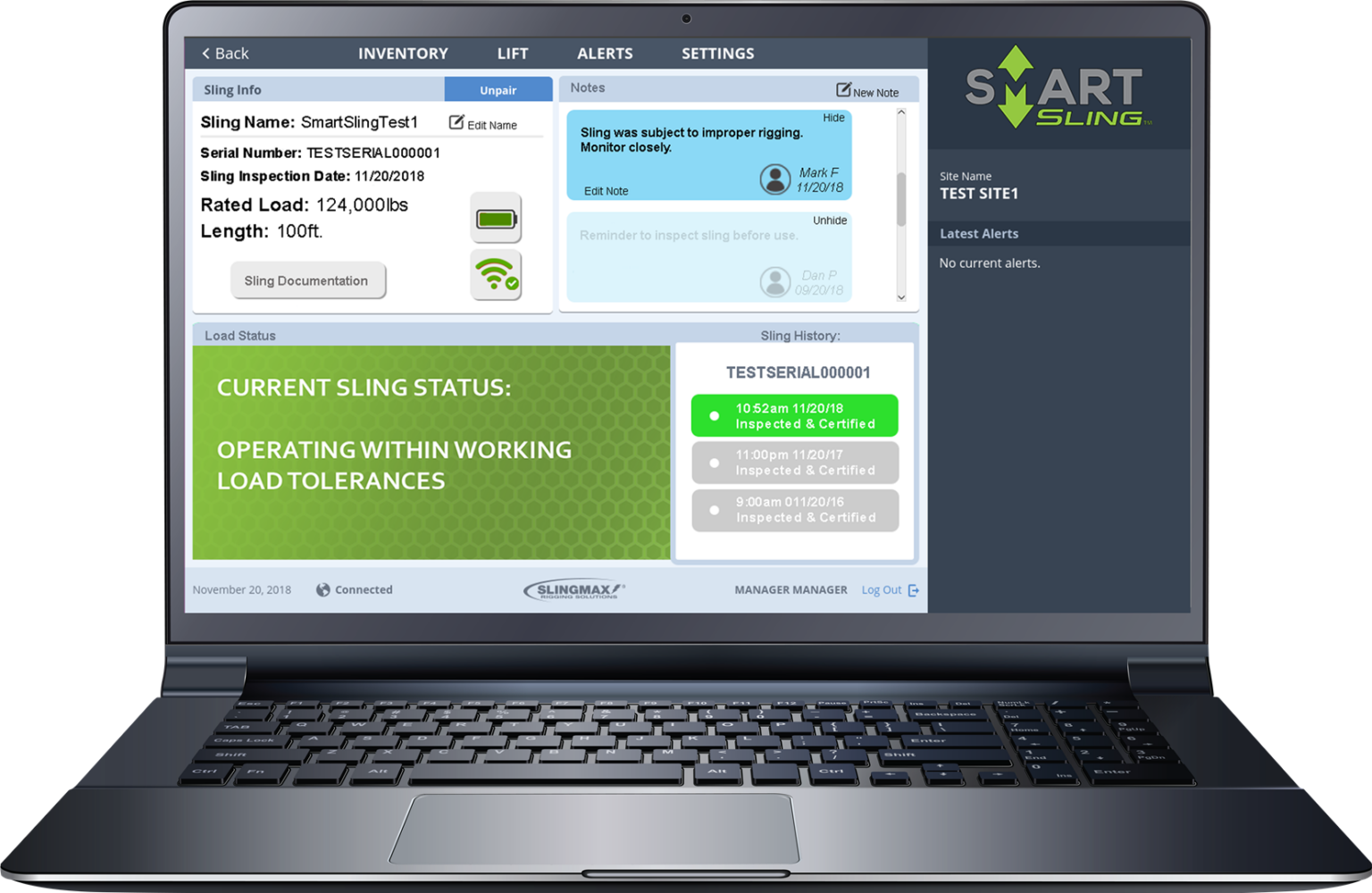 Smart Slings - I&I Sling, Inc. - Overload Alert Software