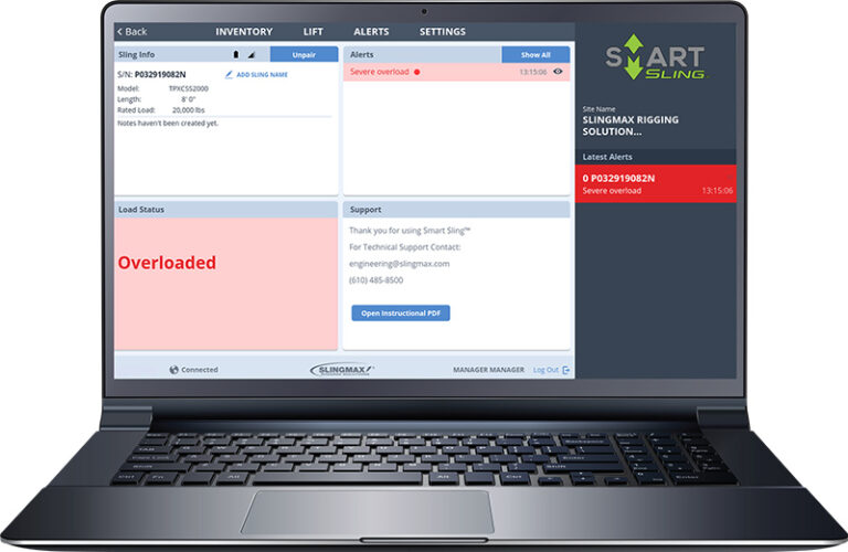 SMART SLING - Real Time Lift Overload Software